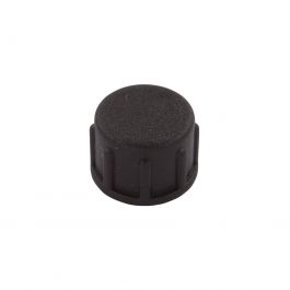 End Cap for Outdoor Lighting Plug - Black