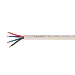 4-Core DC Flex Cable for RGB Lighting - White